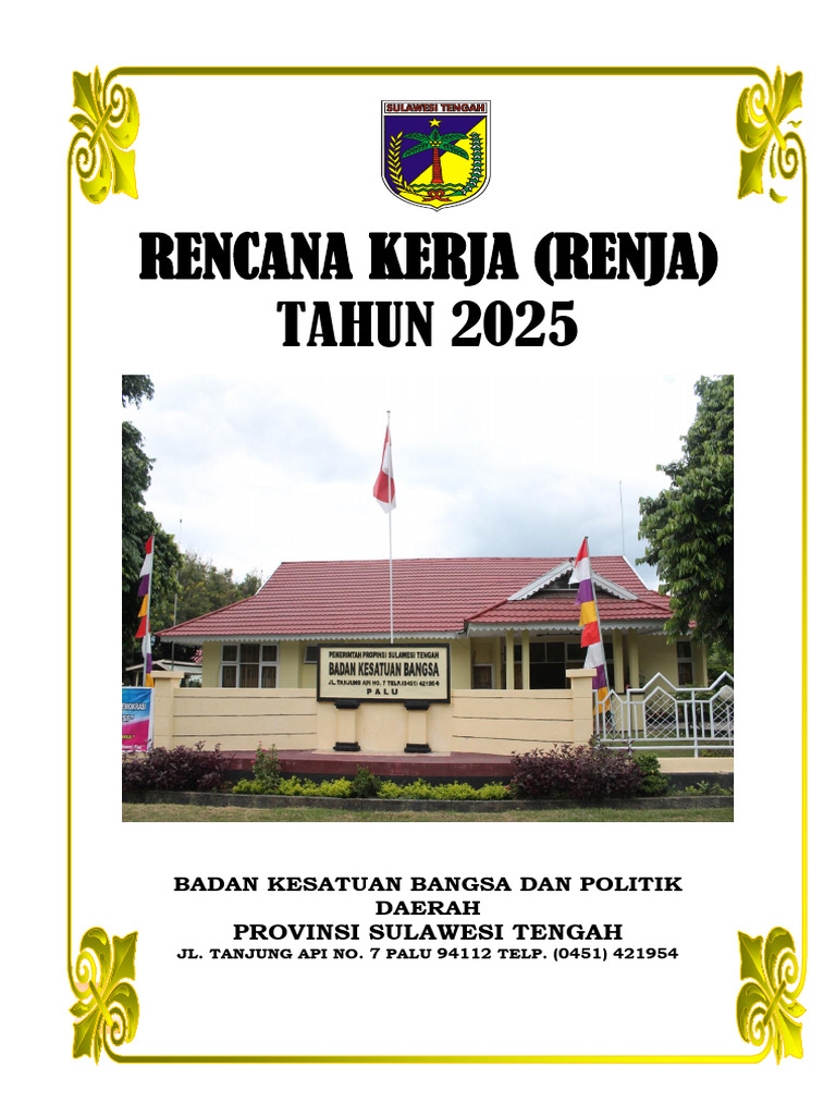 Renja Kesbangpol 2025 Fiks | PDF