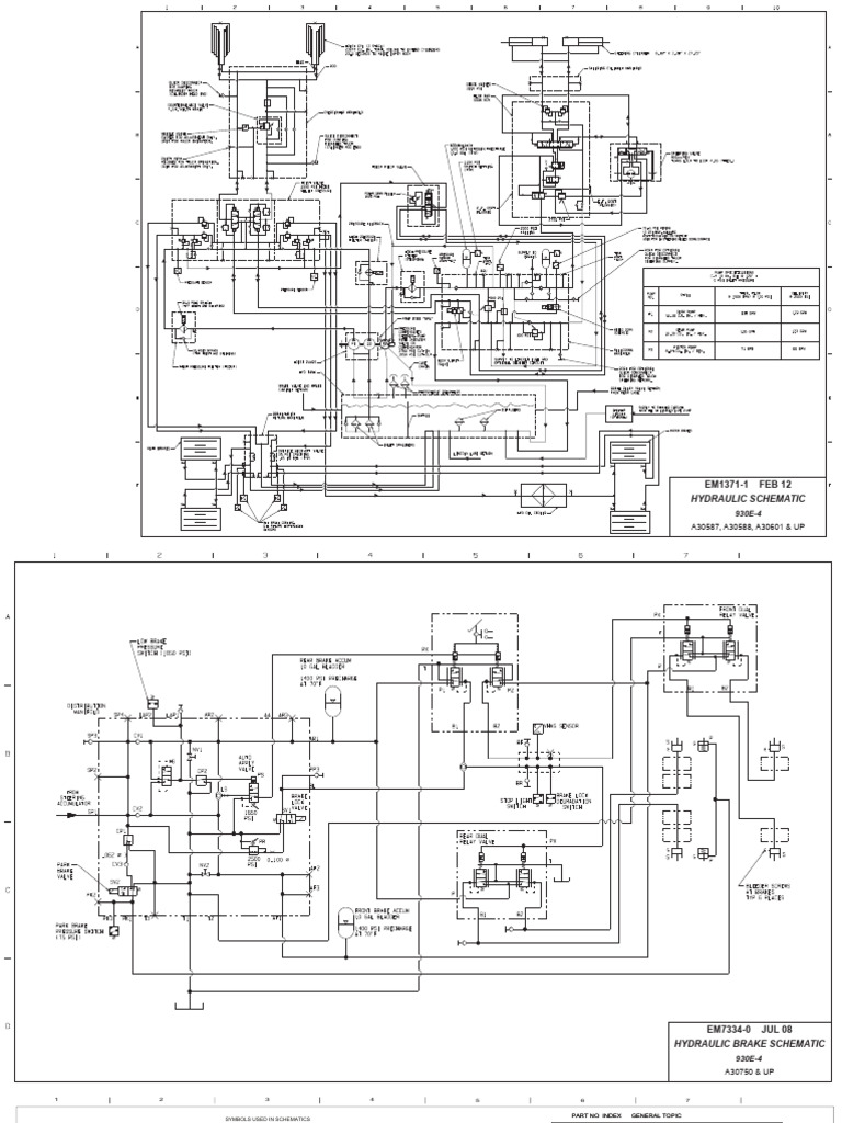 Planos Enlaces 930E-4SE | PDF | Switch | Voltage