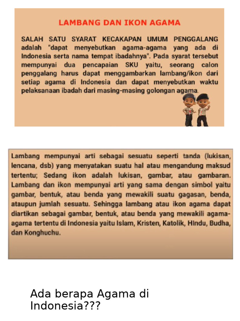 Ikon Dan Lambang Agama Di Indonesia | PDF