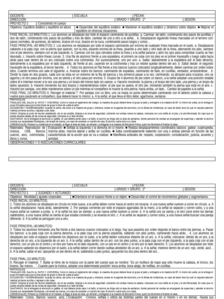 1ERO Y 2DO Sesion 11 | PDF