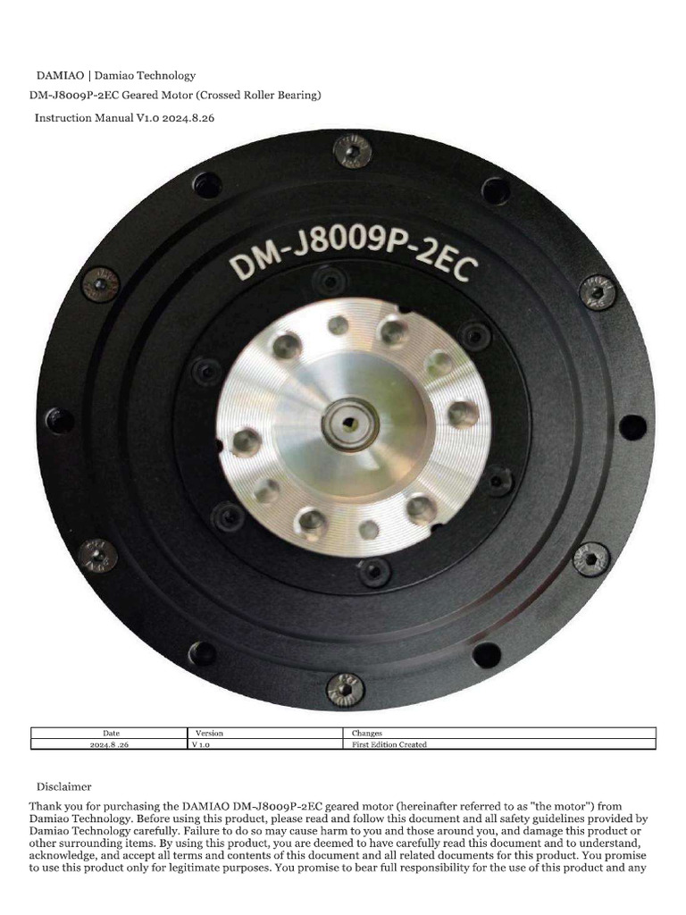 DM J8009P 2EC User Manual | PDF