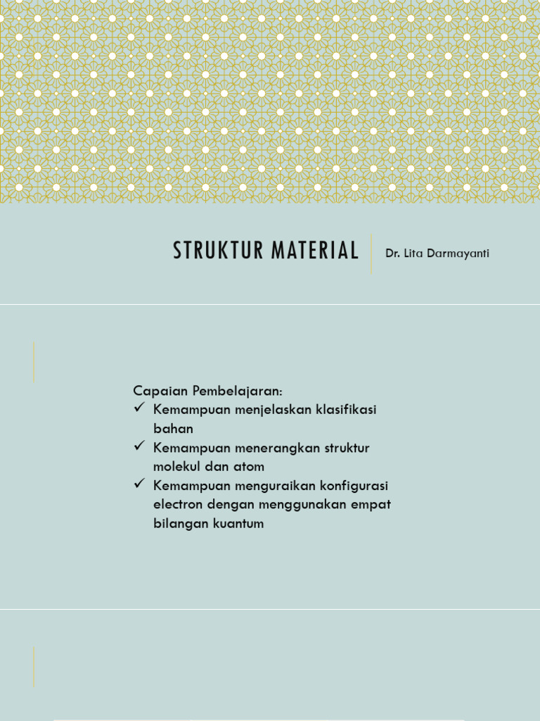 Struktur Material | PDF