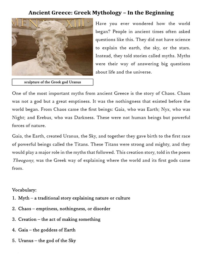 Origins of Greek Mythology | PDF | Twelve Olympians | Zeus