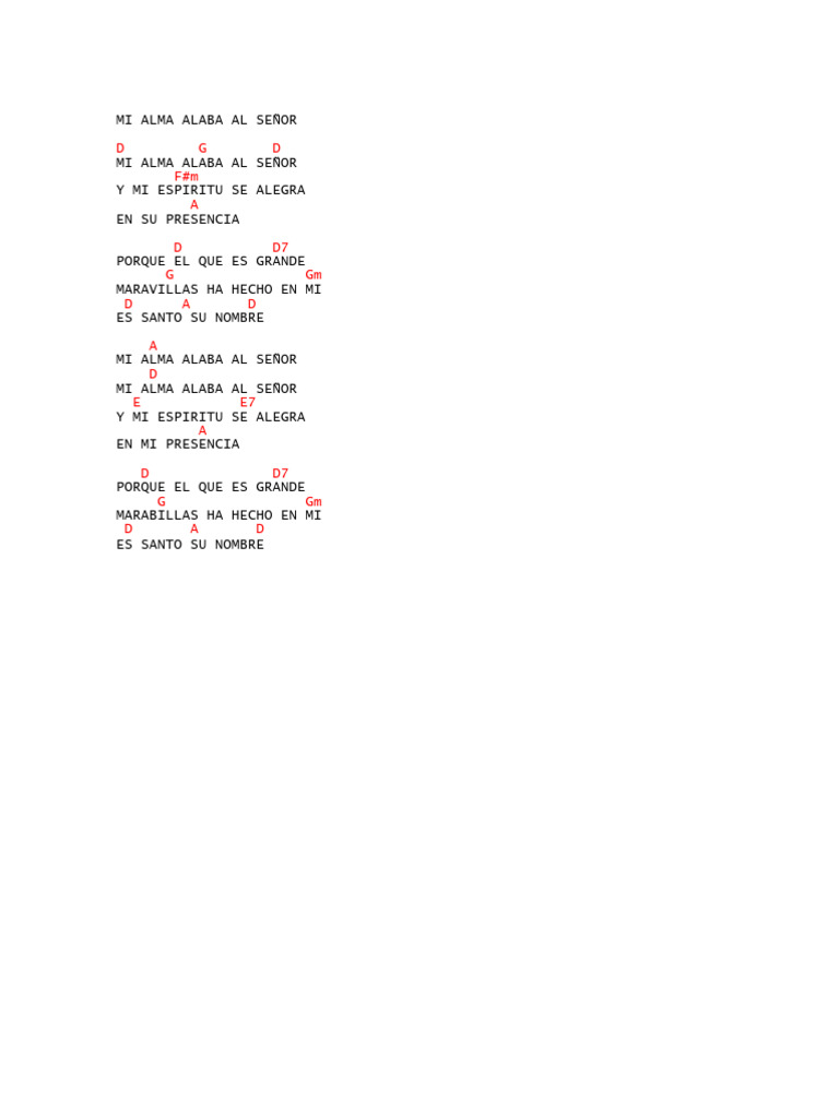 Mi Alma Alaba Al Señor | PDF