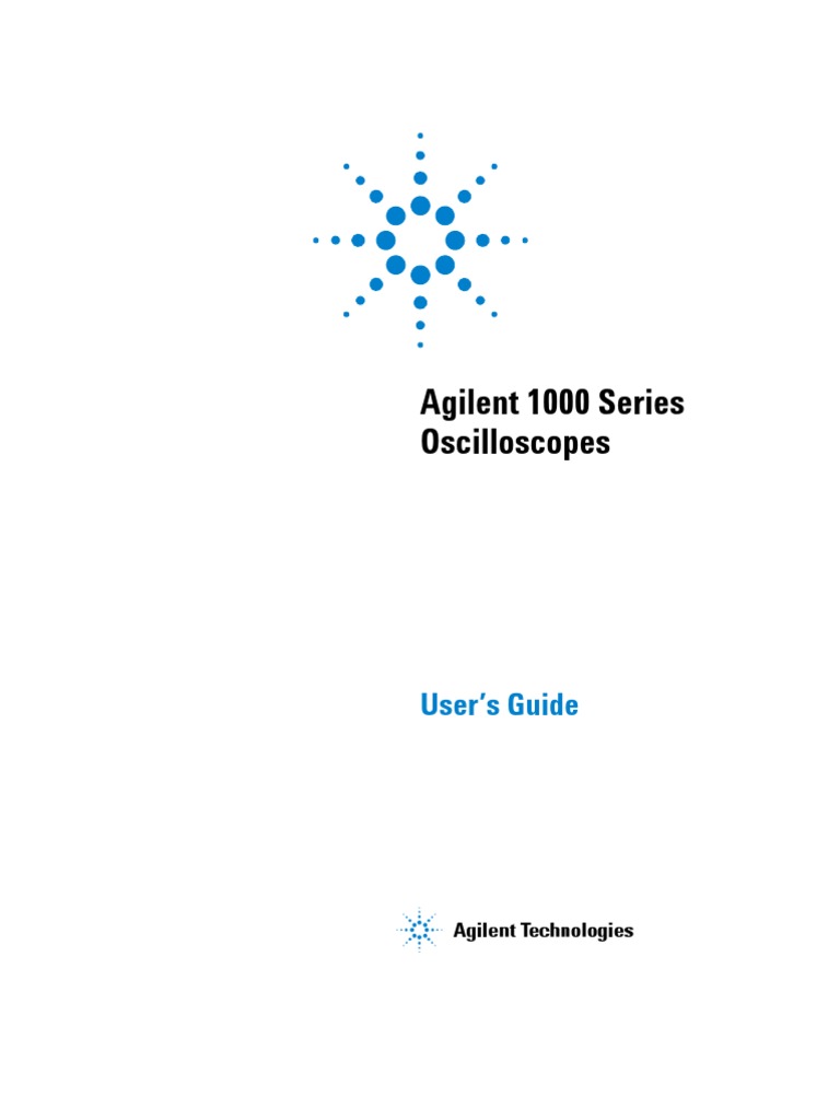Agilent Dso1000 Series | PDF | Electrical Engineering ...