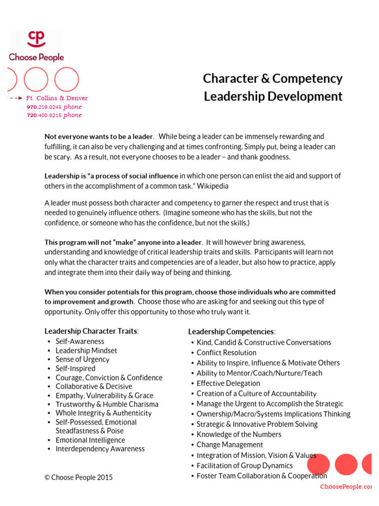 Leadership Development Program Overview | PDF | Leadership | Mentorship