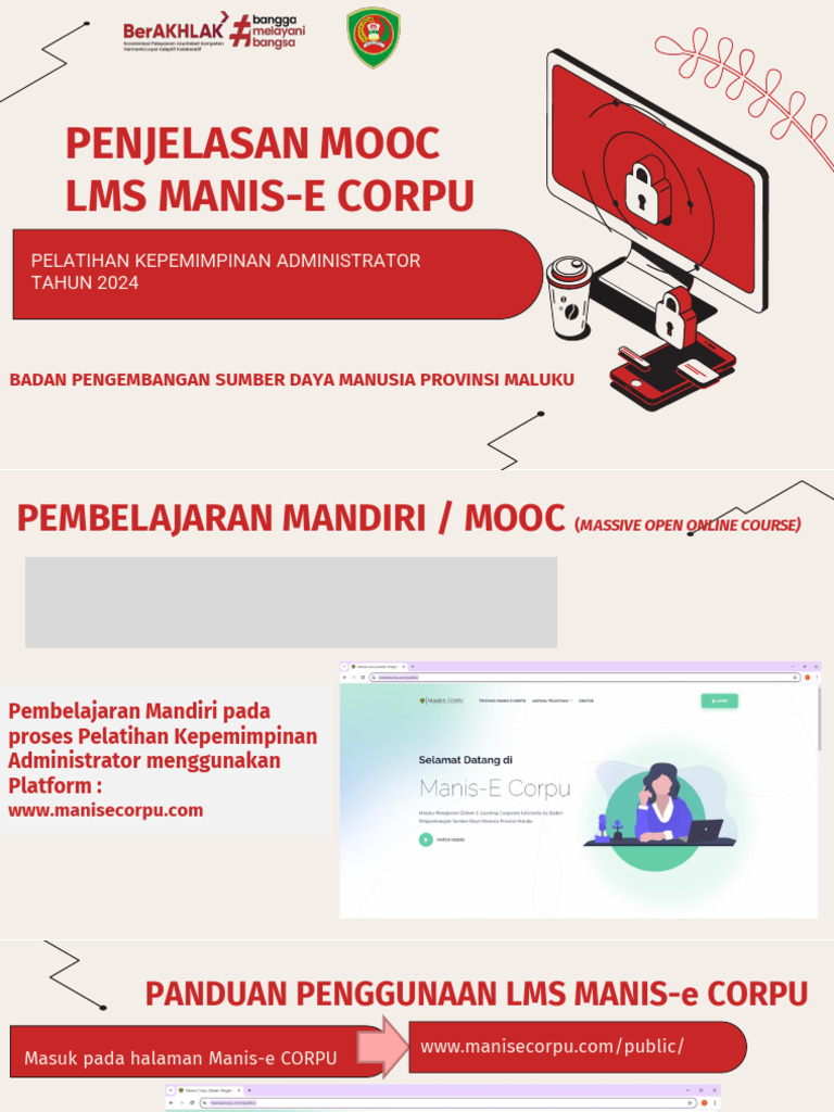 Panduan Penggunaan LMS Manis-e Corpu | PDF