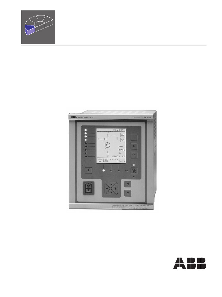 REM 543 Relay Technical Manual Overview | PDF | Relay | Computer Terminal