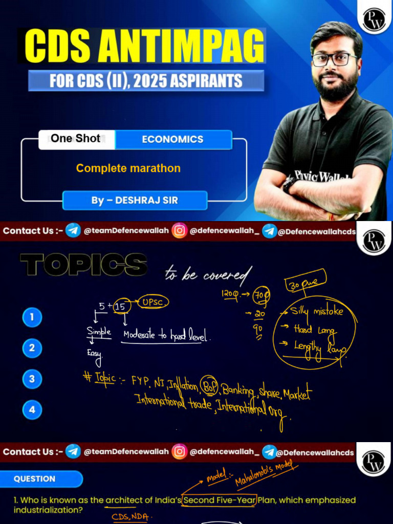 Complete Economics Marathon One Shot | PDF