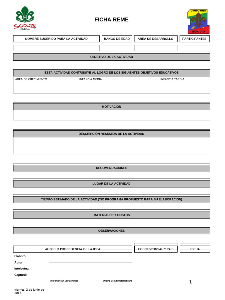 Ficha Reme | PDF