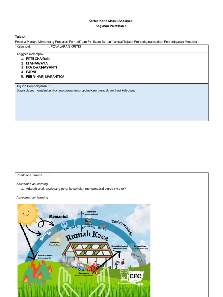 LK Modul 4 KP4 Asesmen PM Klp (1) | PDF