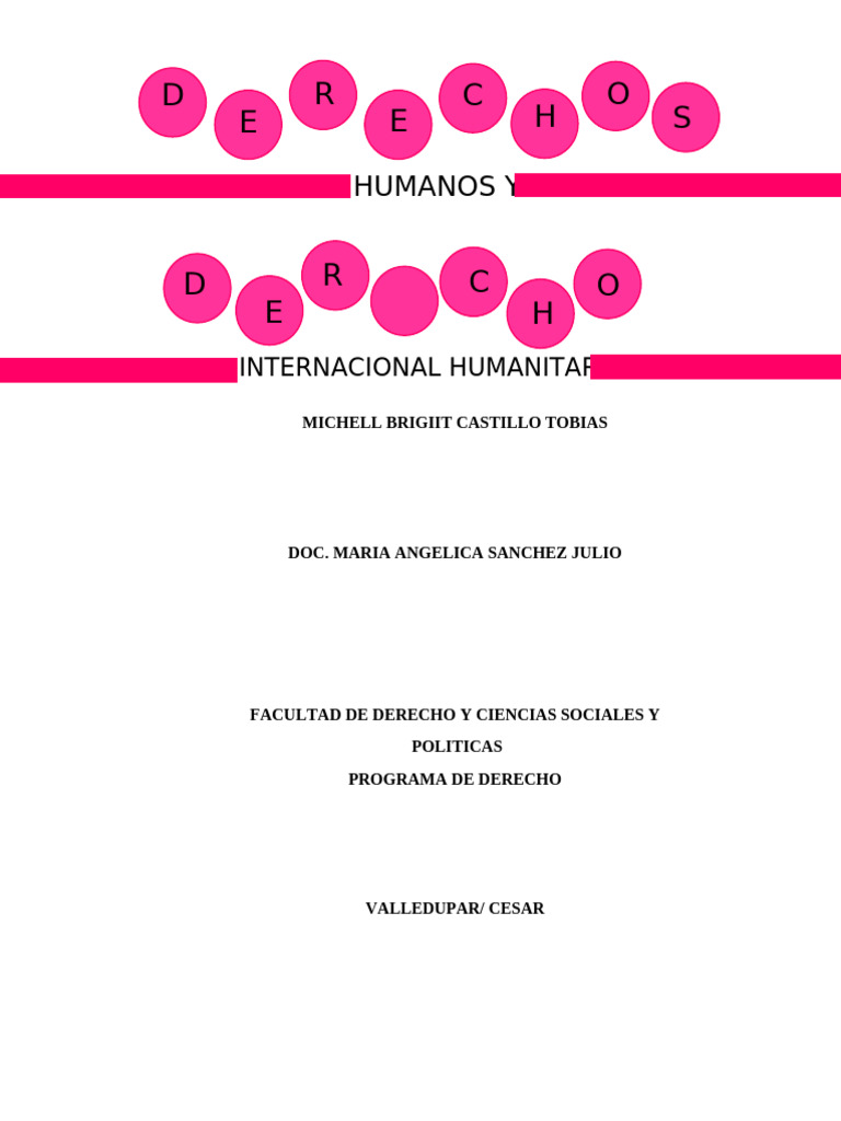 Derechos Humanos y Fundamentales en Colombia | PDF | Derechos humanos ...