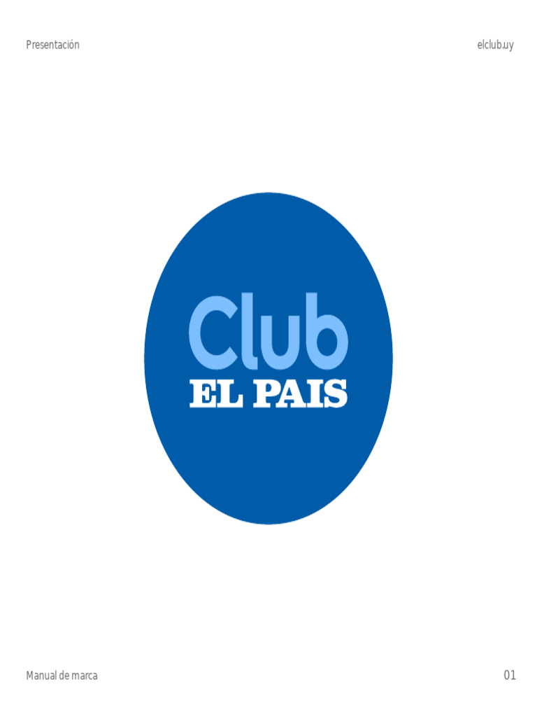 Manual Nuevo Logo Club El Pais | PDF