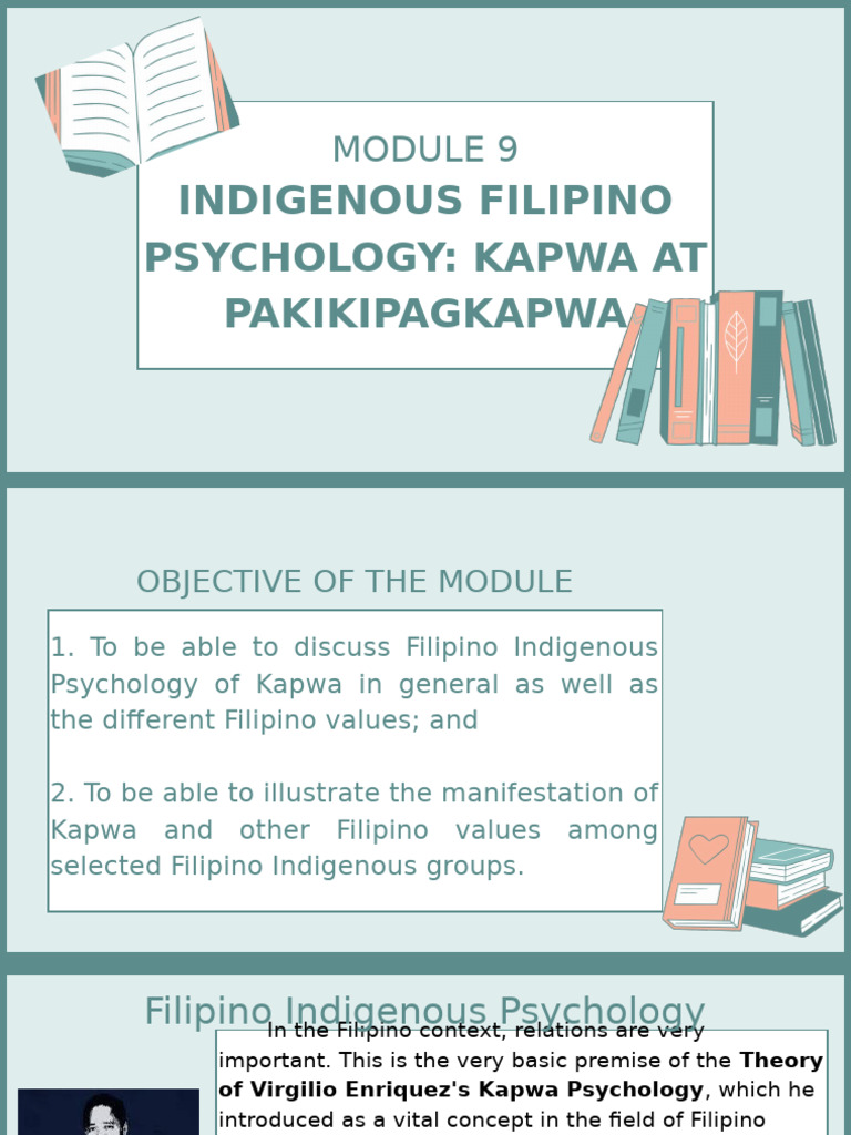 Filipino Indigenous Psychology: Kapwa Values | PDF | Psychology ...