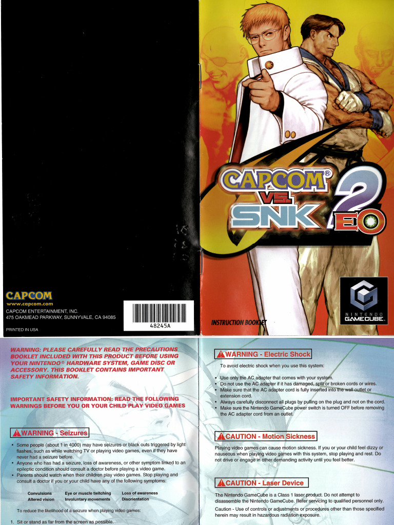 Capcom vs. SNK 2 Eo (Usa) | PDF