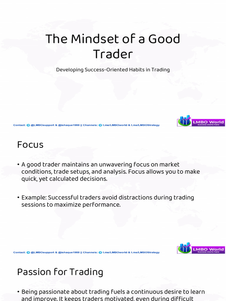 Mindset Tips for Successful Traders | PDF | Mindset | Risk