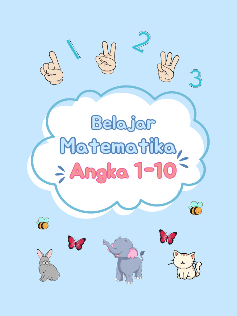 Gambar Jari Angka 1-10 untuk Belajar | PDF