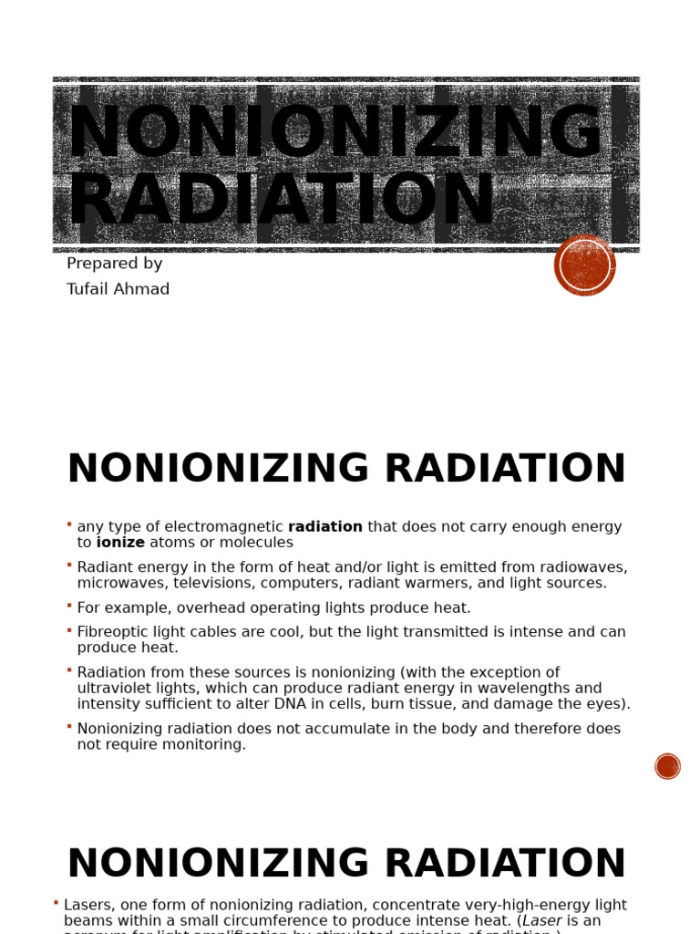Understanding Nonionizing Radiation Risks | PDF | Radiation | Laser