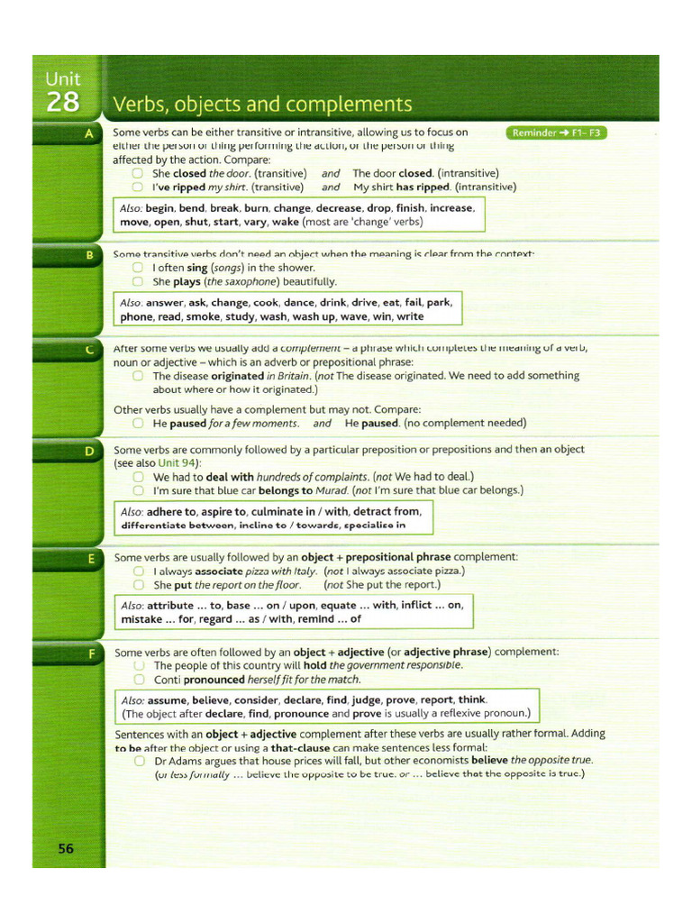 Grammar Unit 27 - 30 | PDF
