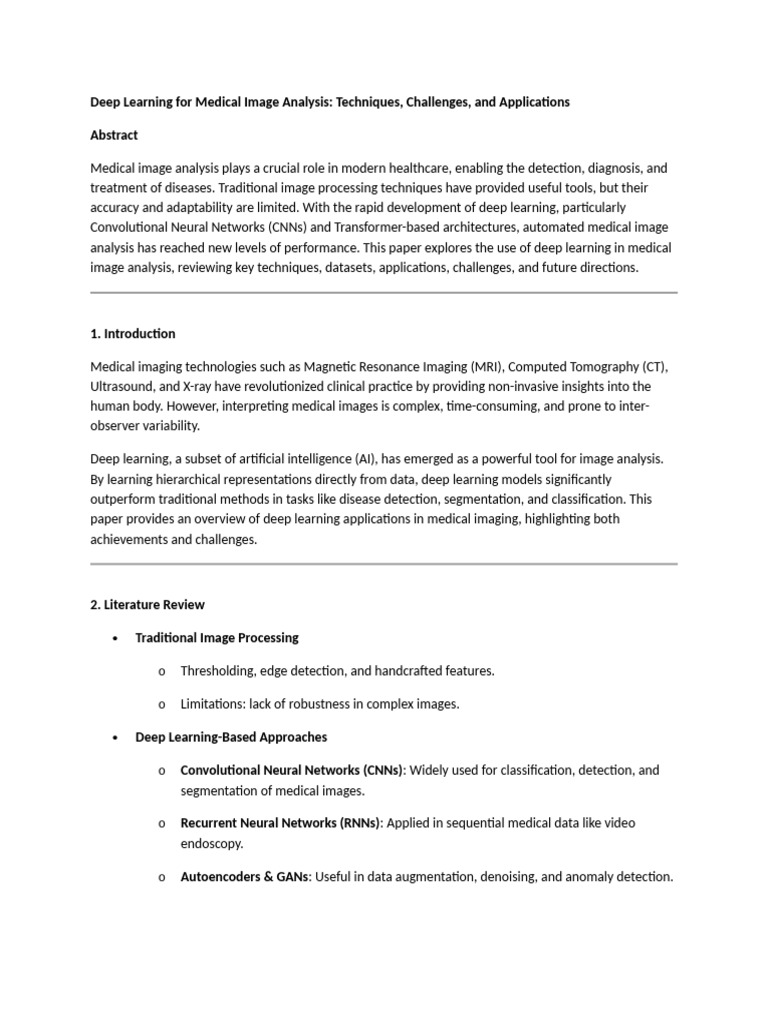 Deep Learning For Medical Image Analysis | PDF | Deep Learning | Medical Imaging