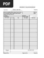 Property Transfer Report Guidelines | PDF