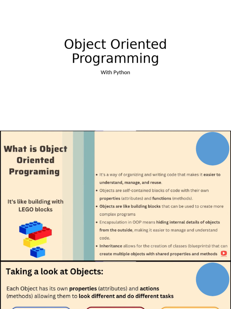 Object Oriented Programming | PDF