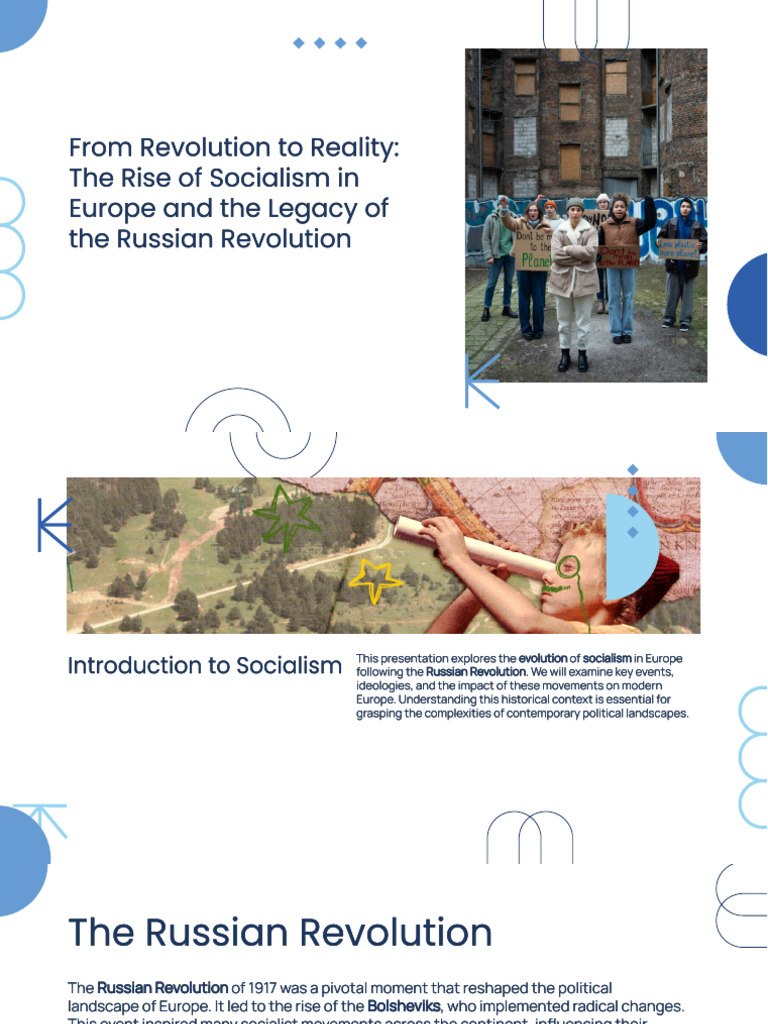 Slidesgo From Revolution To Reality The Rise of Socialism in Europe and ...
