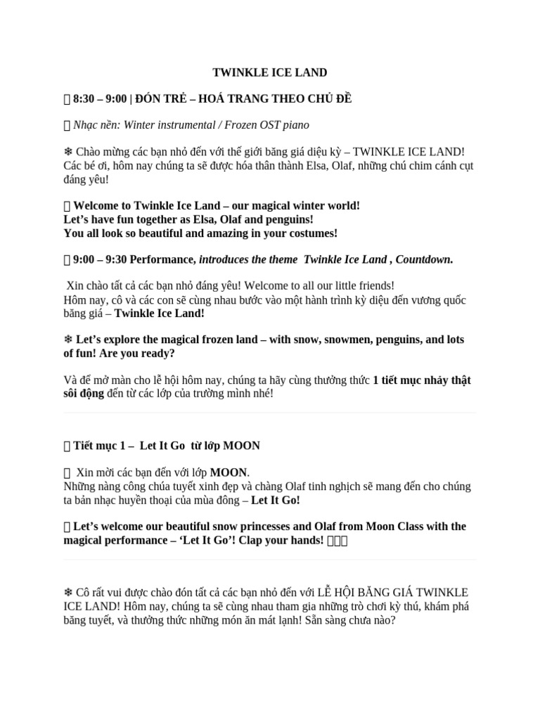 Twinkle Ice Land 25:7 | PDF