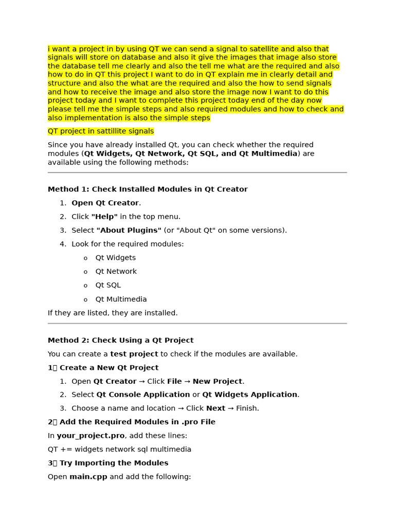 Satellite Signal Project with Qt | PDF | Software Defined Radio | Radio