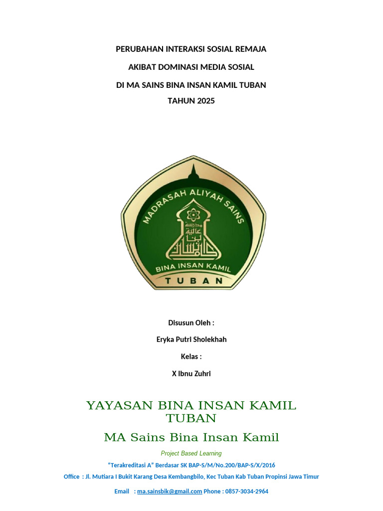 Eryka - KTI Cover Dan Abstrak Telah Dikoreksi - Disimpan DG Baik | PDF