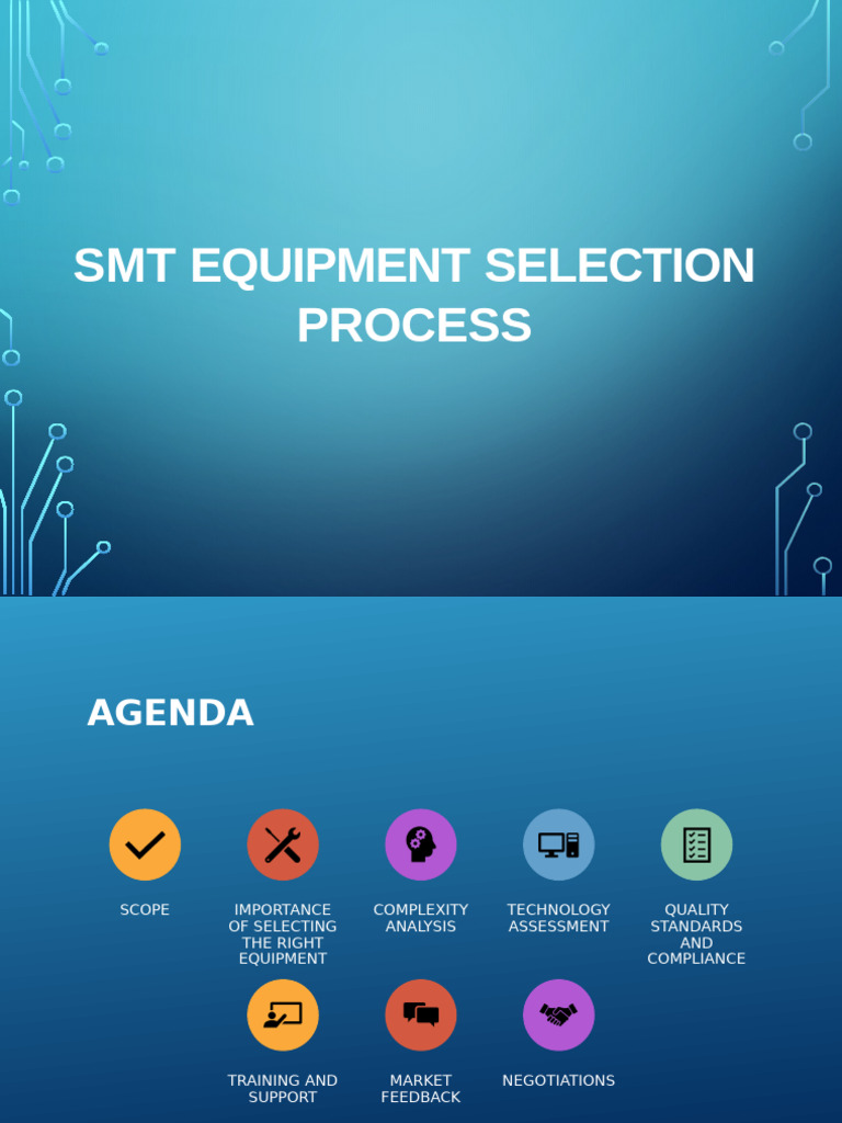 Blueprint For SMT Equipment Selection | PDF | Printed Circuit Board | Reliability Engineering
