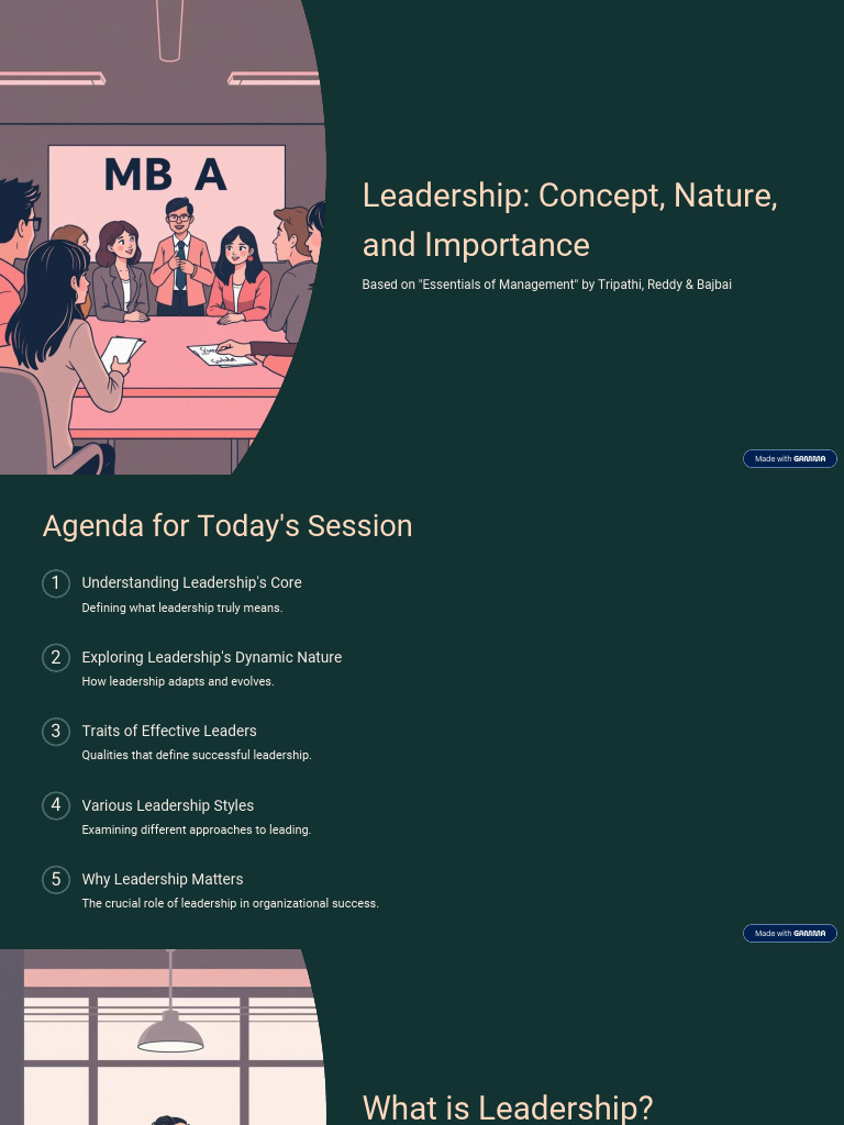 Understanding Leadership Essentials | PDF | Leadership | Applied Psychology