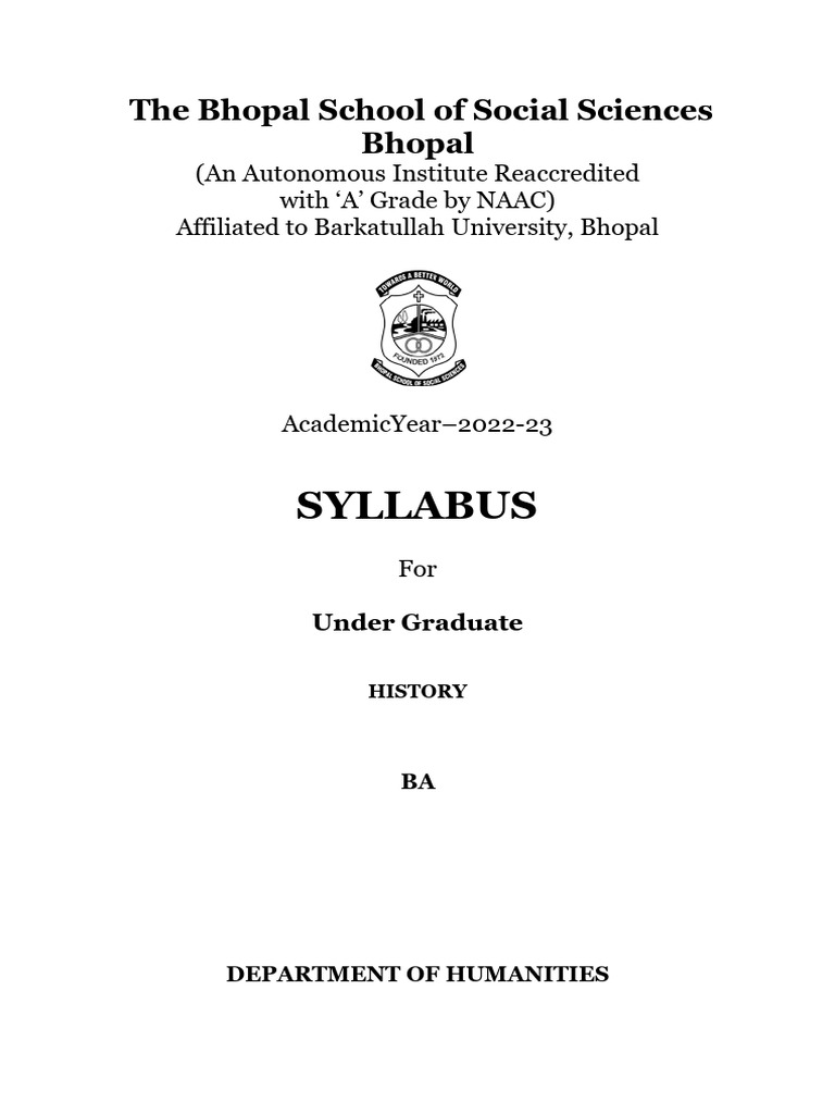 Ba (History) Second Semester 2022-23 | PDF | Liberal Arts Education