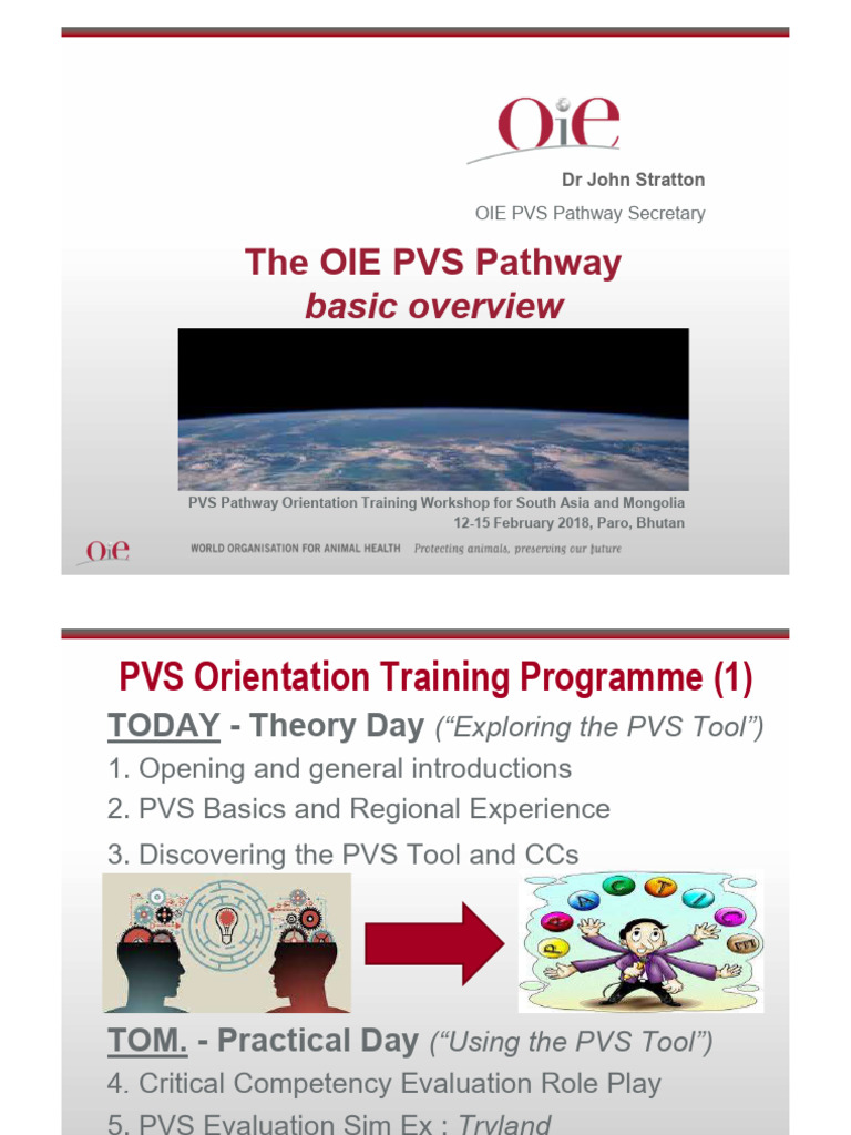 PVS Pathway Training Workshop 2018 | PDF | Veterinary Medicine