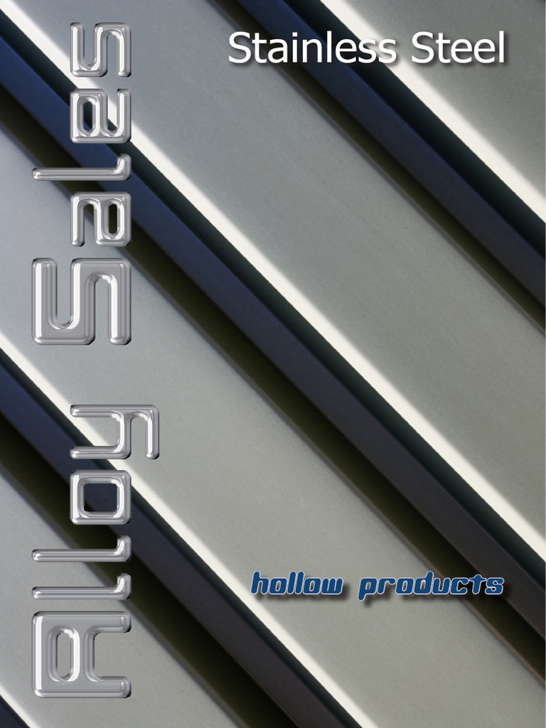 Stainless Steel Hollow Sections Guide | PDF | Materials | Steel
