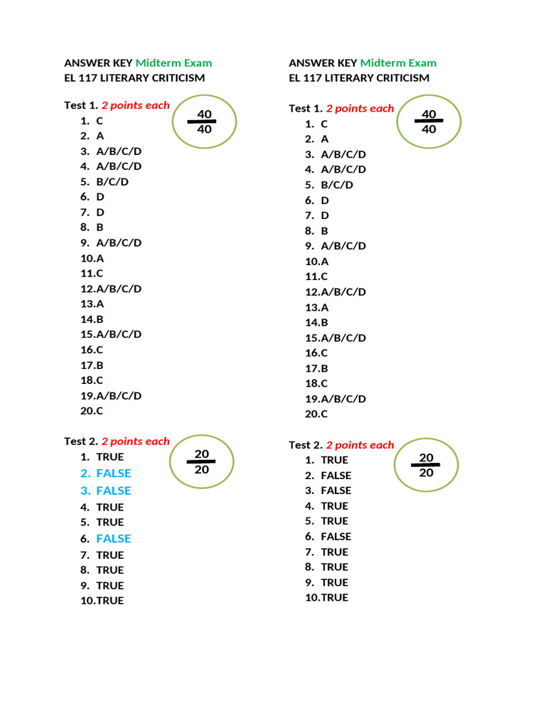 Answer Key Midterm Exam - 2024 | PDF | Chess Theory | Chess
