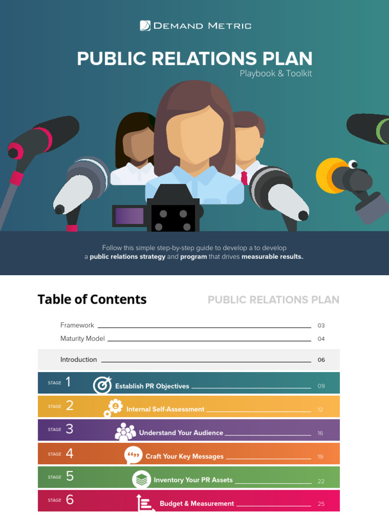 DM Public Relations Plan Playbook | PDF | Public Relations | Target ...