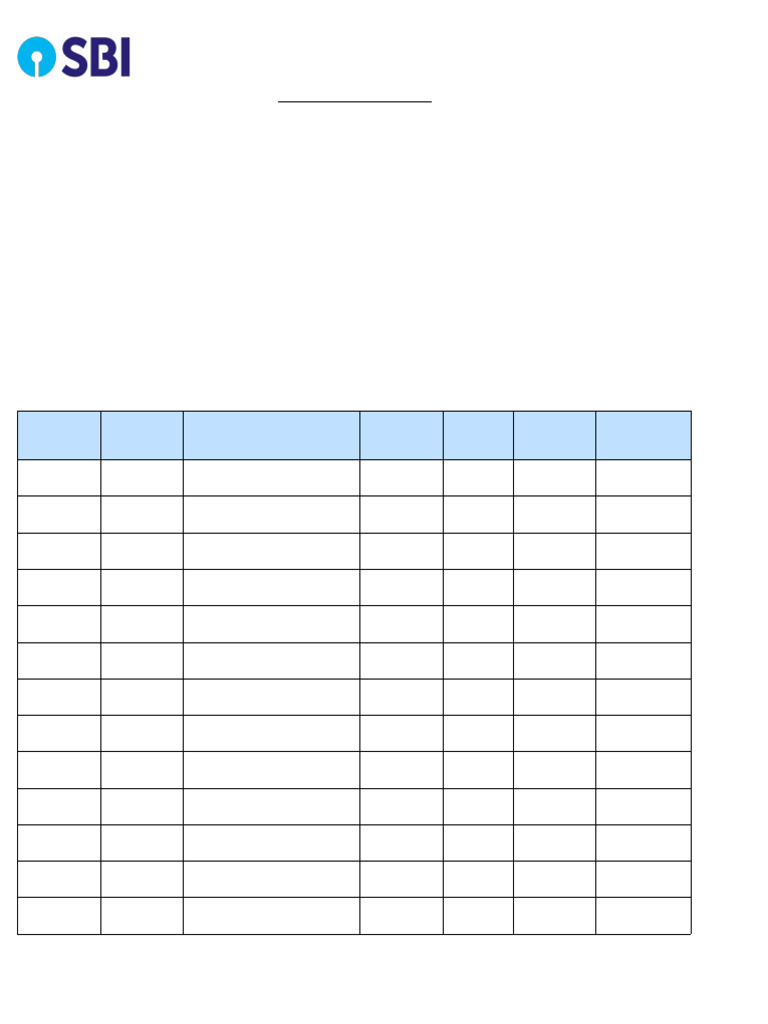 SBI Account Statement Summary | PDF | Debits And Credits | Personal Finance