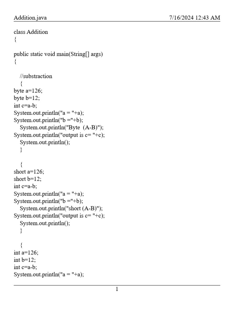 Check For Primitive Oprator | PDF | Computer Programming | Software ...