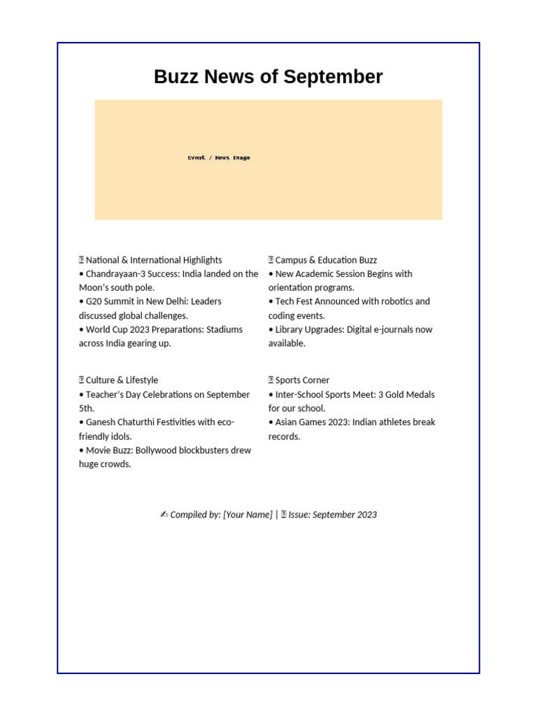 Buzz News September Styled | PDF