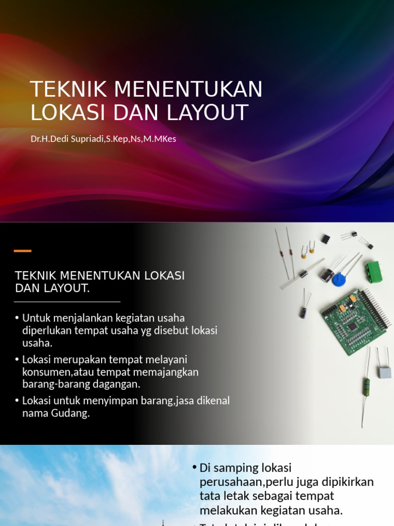 Teknik Menentukan Lokasi Dan Layout | PDF