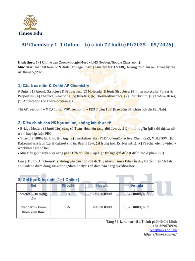 AP Chemistry | PDF