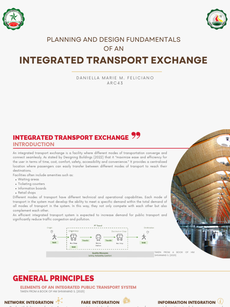 Integrated Transport Exchange Design | PDF | Transport | Public Transport