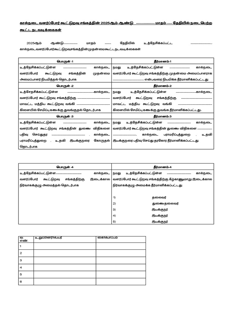 Society Resolution Format PDF | PDF