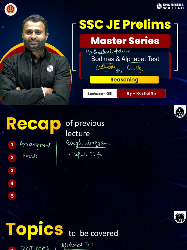 Reasoning 05 Class Notes | PDF
