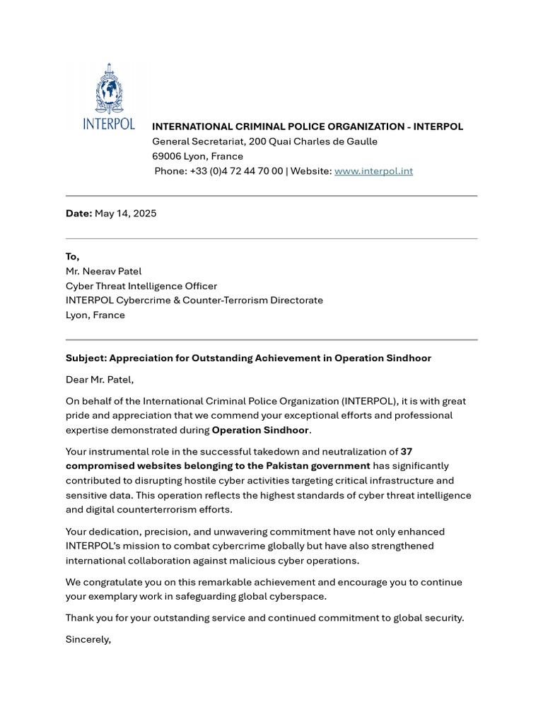 International Criminal Police Organization 1 | PDF