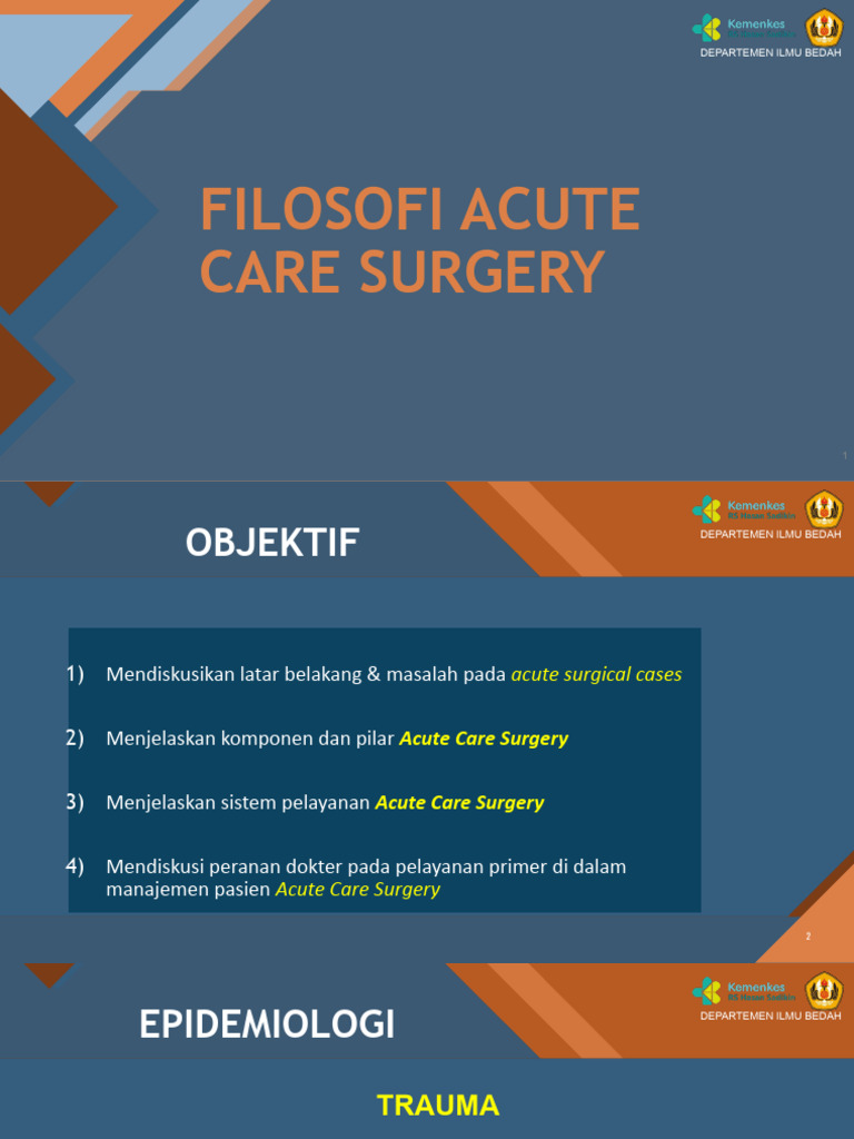 Acute Surgical Care | PDF