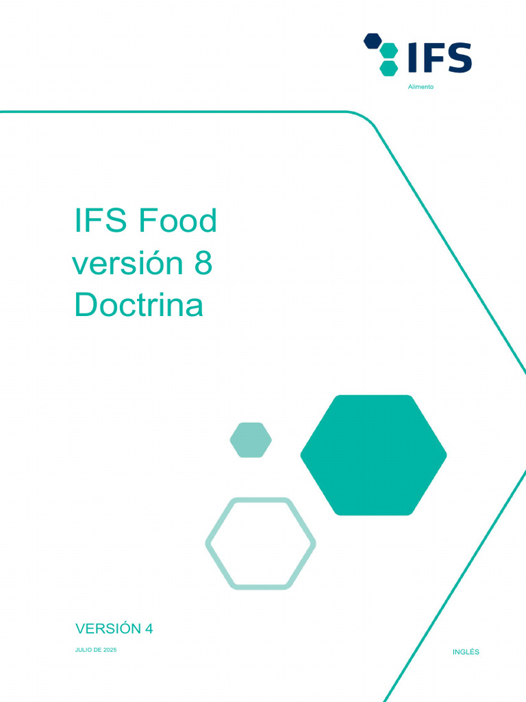 Doctrina IFS Food Versión 8: Capacitación y Auditoría | PDF | Auditoría ...