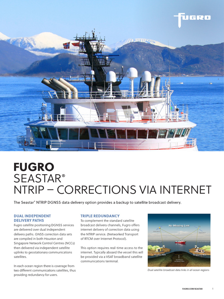 Fugro Seastar Corr Over Internet NTrip | PDF | Very Small Aperture ...