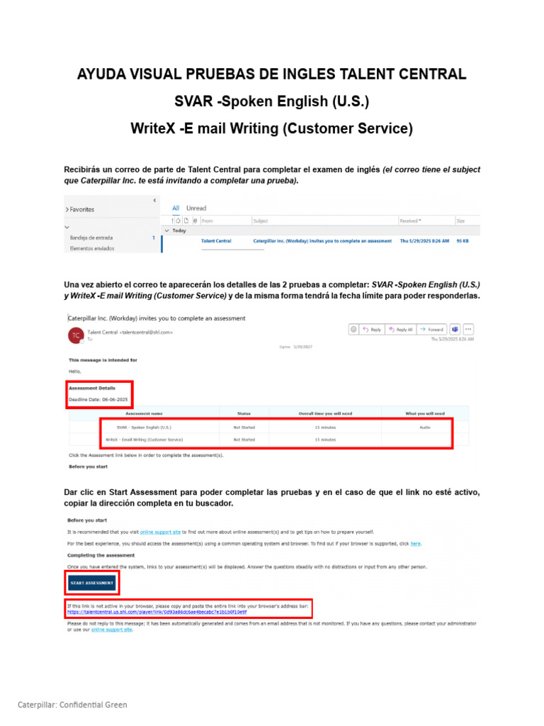 Ayuda Visual Talent Central | PDF | Informática